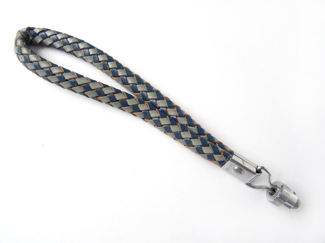 LEATHER HAND STRAP CAMERA Carrying Loop Leather 2-color Braided ...