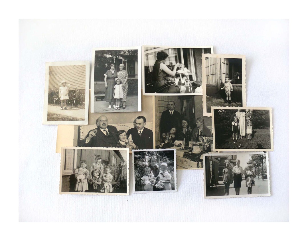 10 CHILDREN'S ORIGINAL Photographs Snapshots Approx. 6x6 to Approx. 9 X ...