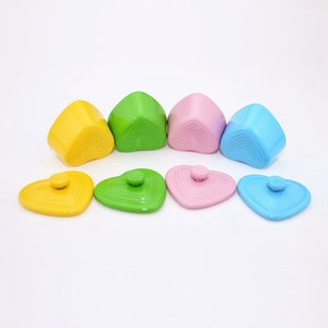 Miniature Heart Shape Storage Box Dollhouse Miniatures Decor Diorama ...