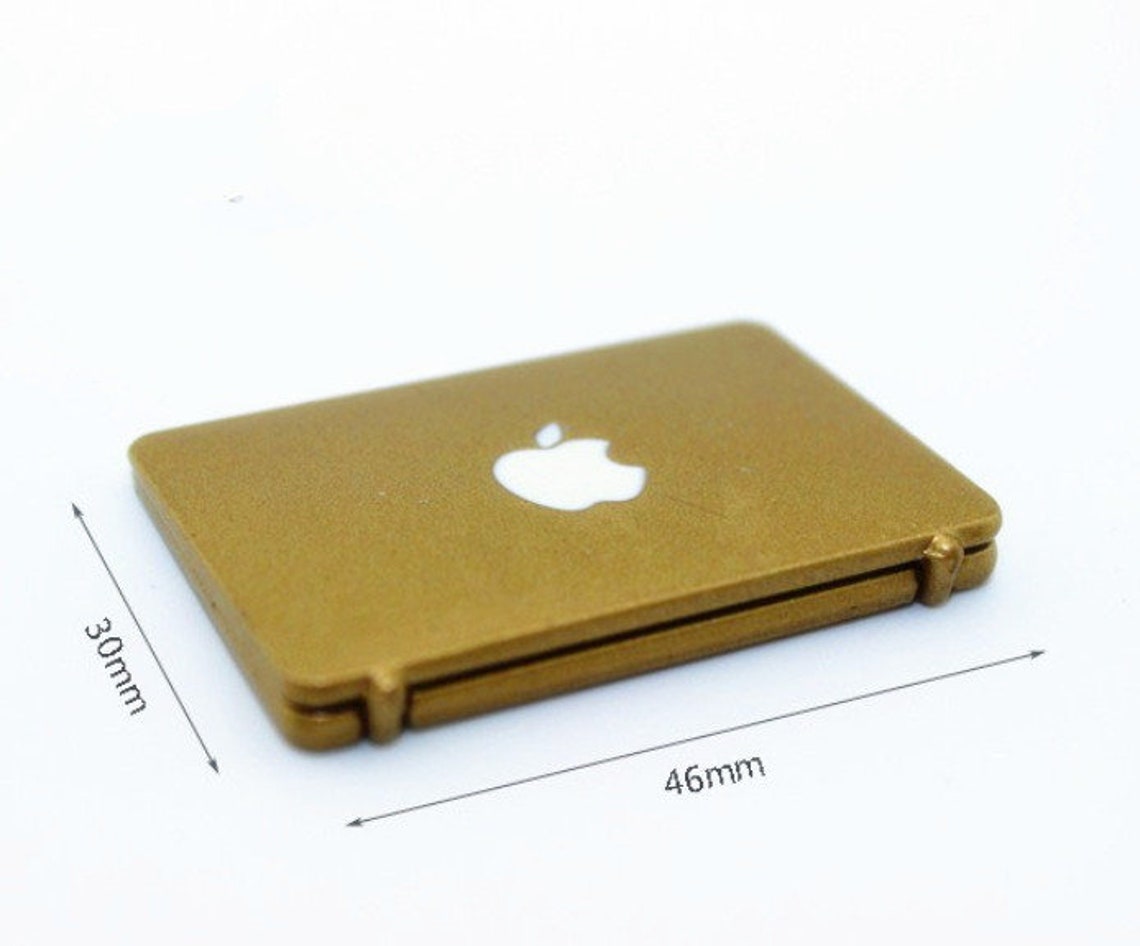 Miniature Computer Miniature Laptop Dollhouse Miniatures - Etsy Australia