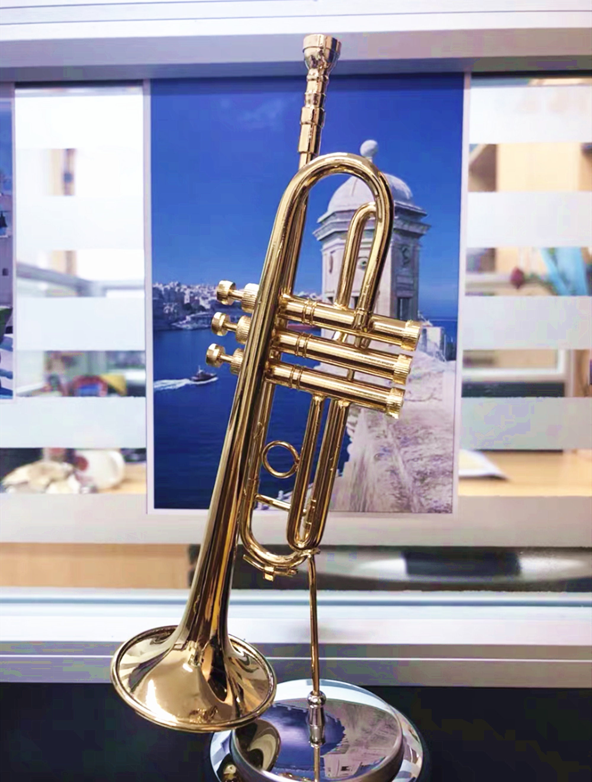 Miniature Trumpet Musical Instrument Model Musician's Gift | Etsy