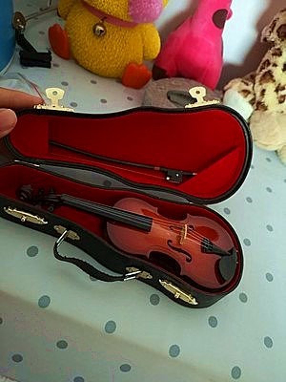 Miniature violin Musical instrument Violin model BJD furniture | Etsy