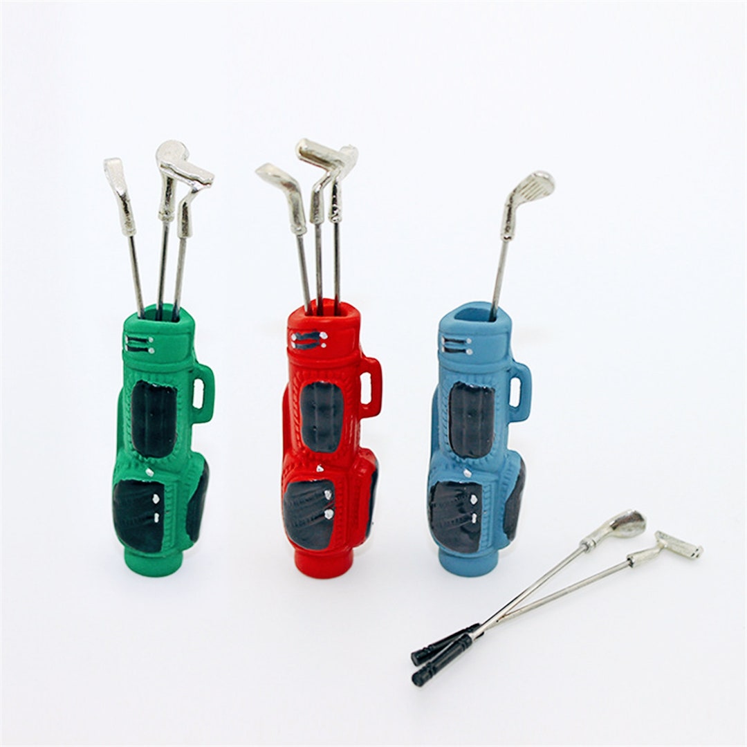 Miniature Golf Club Set Dollhouse Miniatures Diorama Miniatures BJD ...