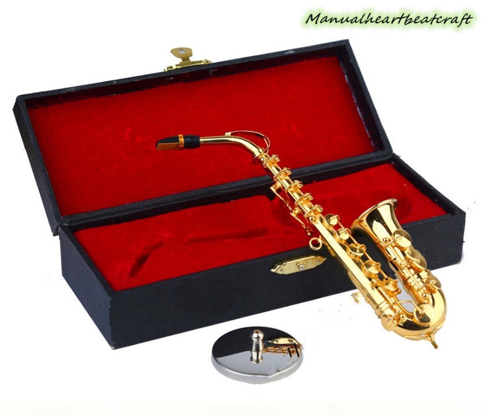 Miniature Saxophone Musical Instrument Model BJD Furniture Miniatures ...