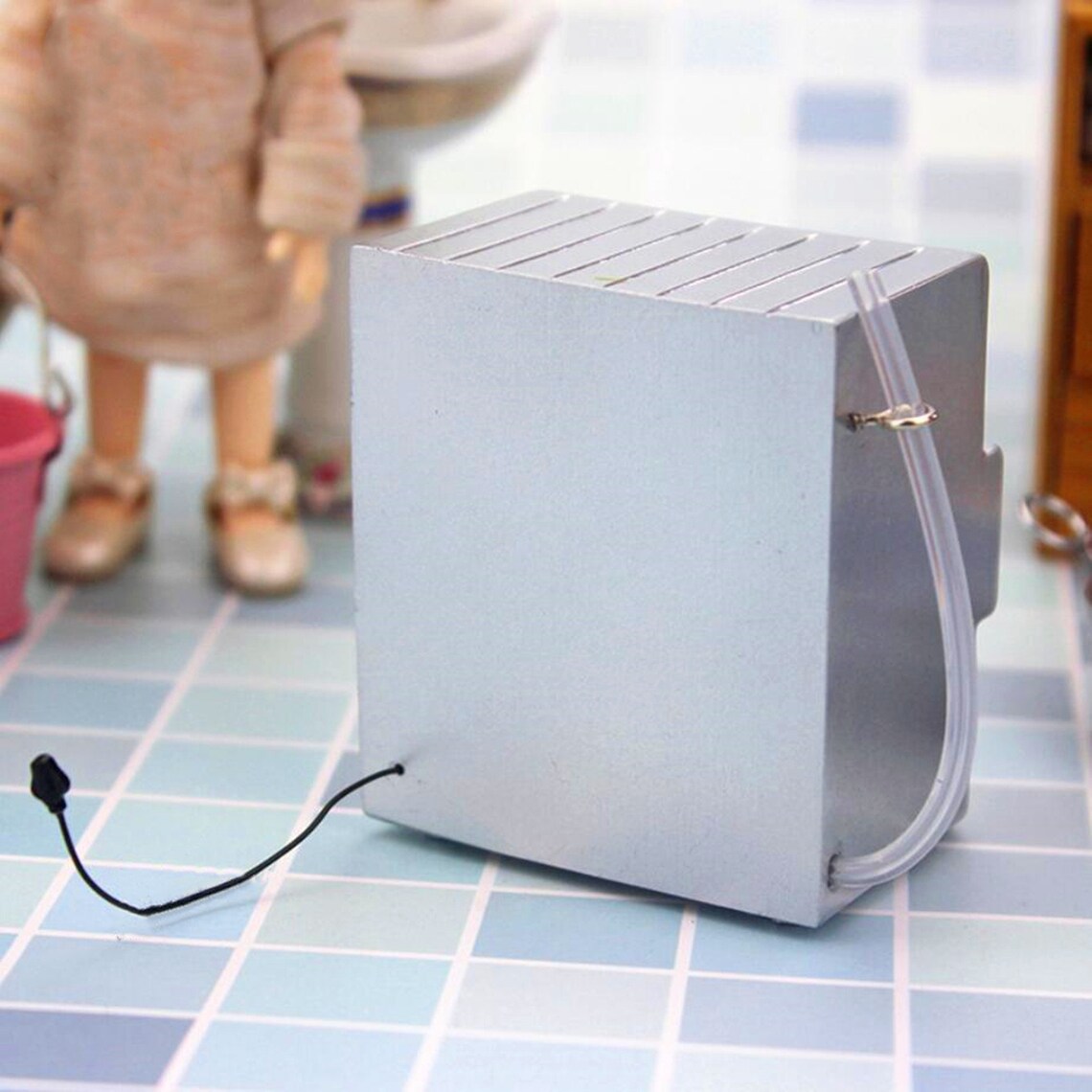 Miniature Washing Machine Dollhouse Miniatures Dollhouse - Etsy