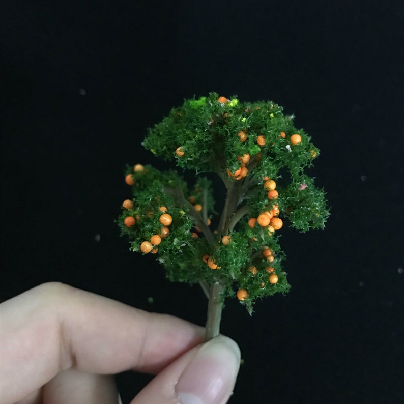 Miniature Orange Tree Simulation Tree Micro Landscape | Etsy