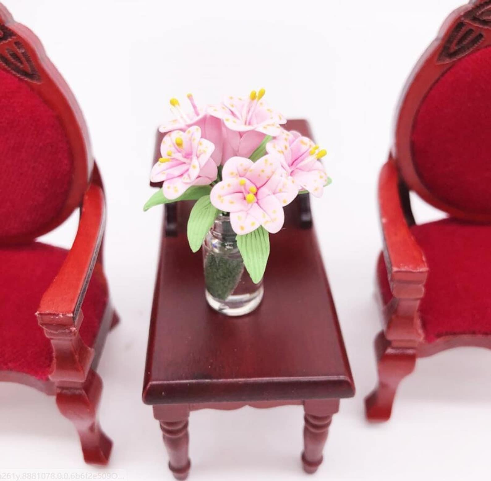 Miniature Pink Flower Miniatures Dollhouse Miniatures Diorama ...