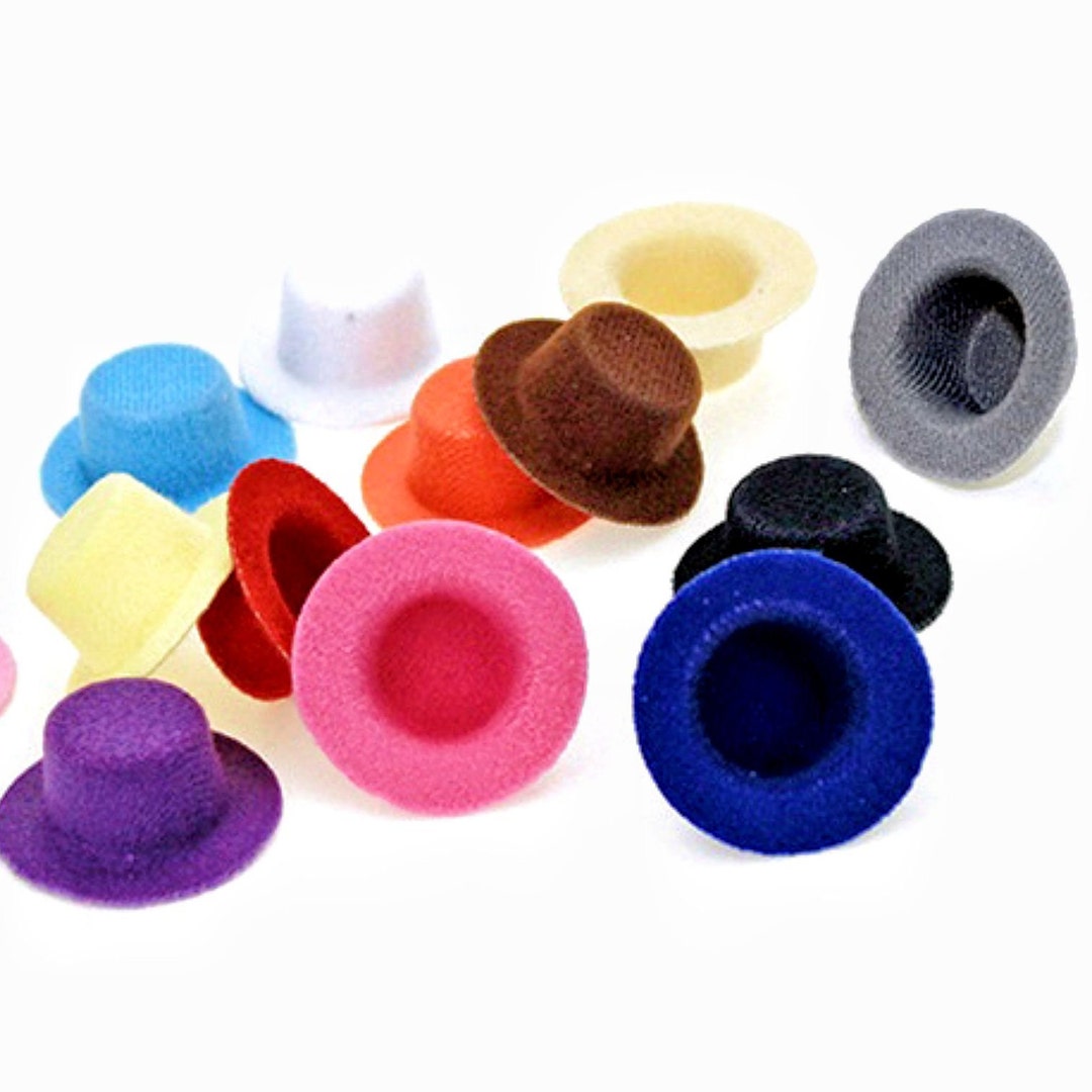 Miniature Cap (2pcs) Dollhouse Cap Mini Cap Dollhouse Miniatures ...