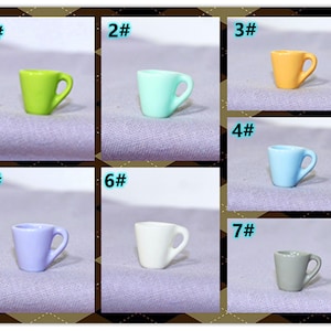 Miniature Cup(3pcs) Miniatures Mug Dollhouse Miniatures BJD Dollhouse ...