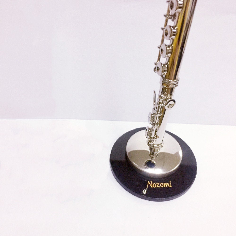Miniature Flute Musical Instrument Model Brass Instrument | Etsy