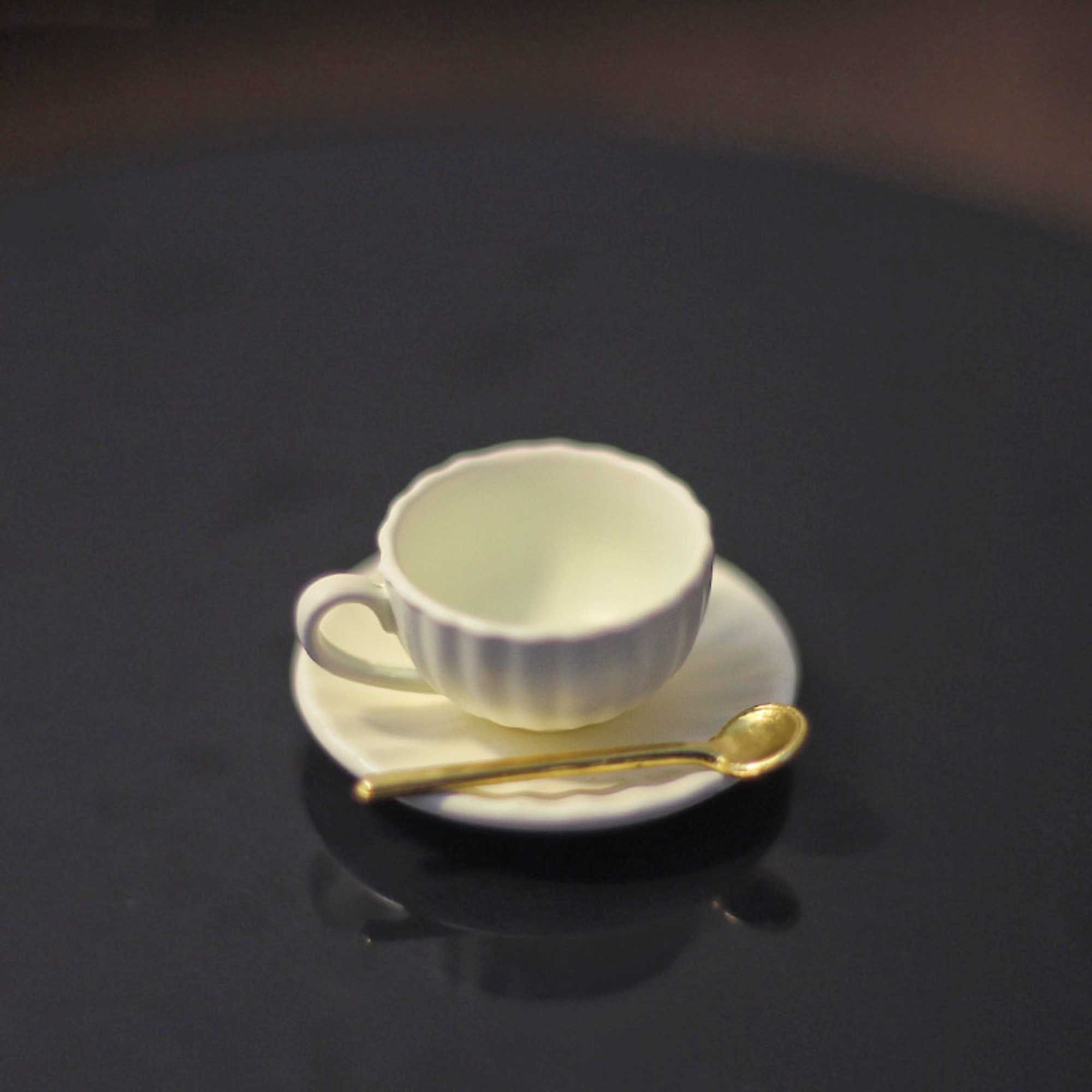 Miniature Coffee Cup Set Dollhouse Miniatures Diorama Miniatures ...