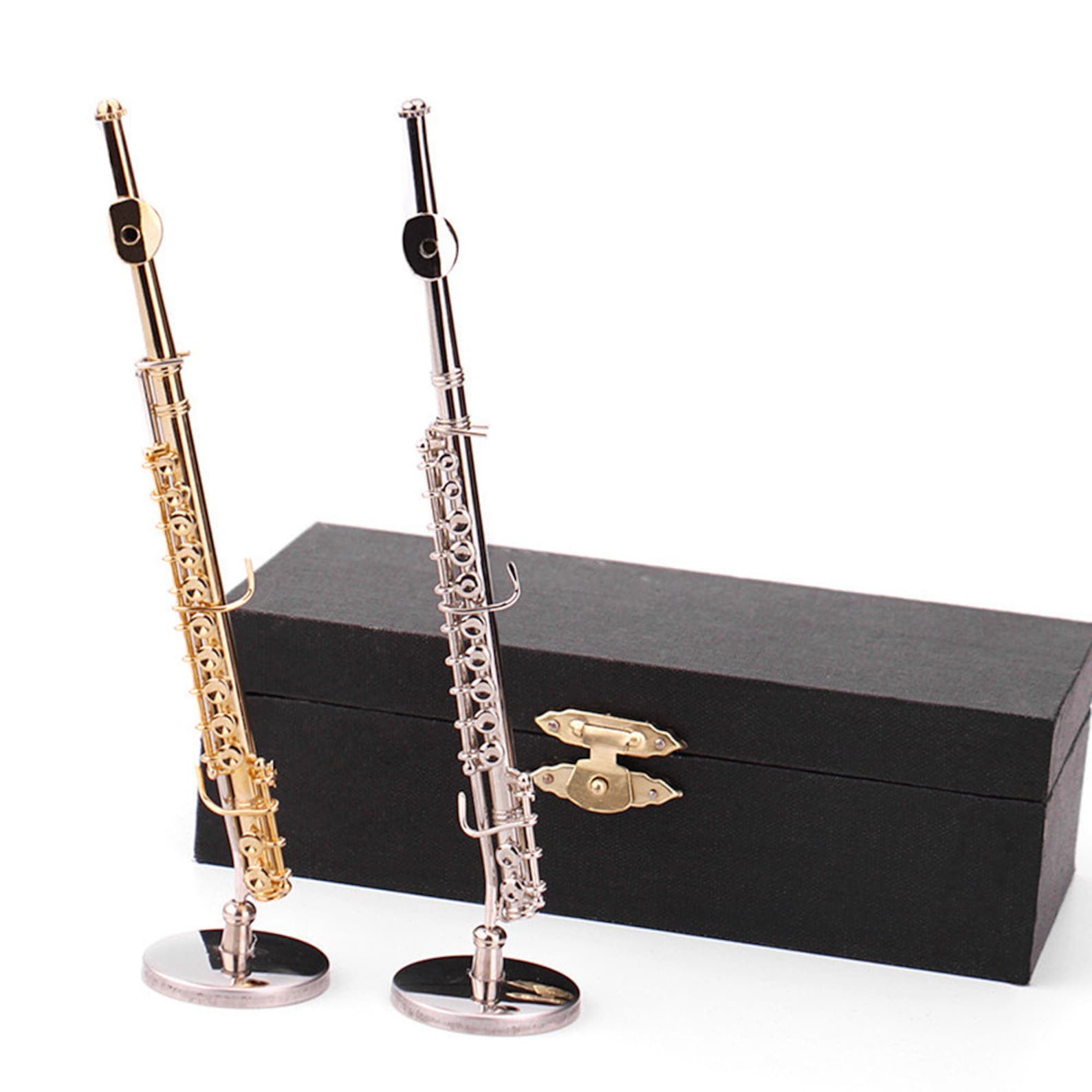 Miniature Flute Musical Instrument Model Brass Instrument - Etsy