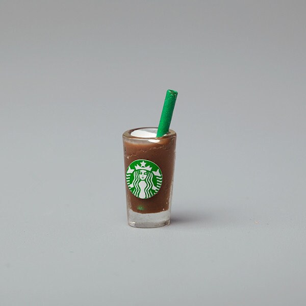 Miniature Starbucks Coffee Cup4pcs Dollhouse Miniatures | Etsy