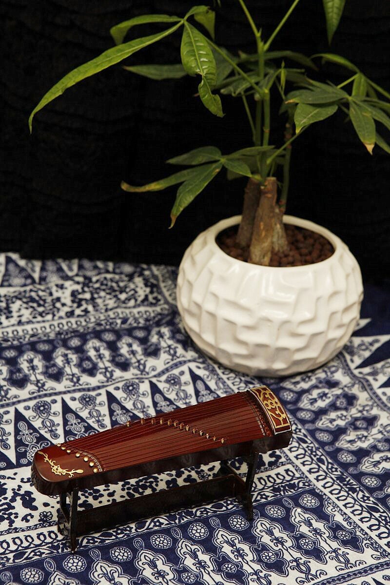 Miniature chinese zither model Musical instrument BJD | Etsy