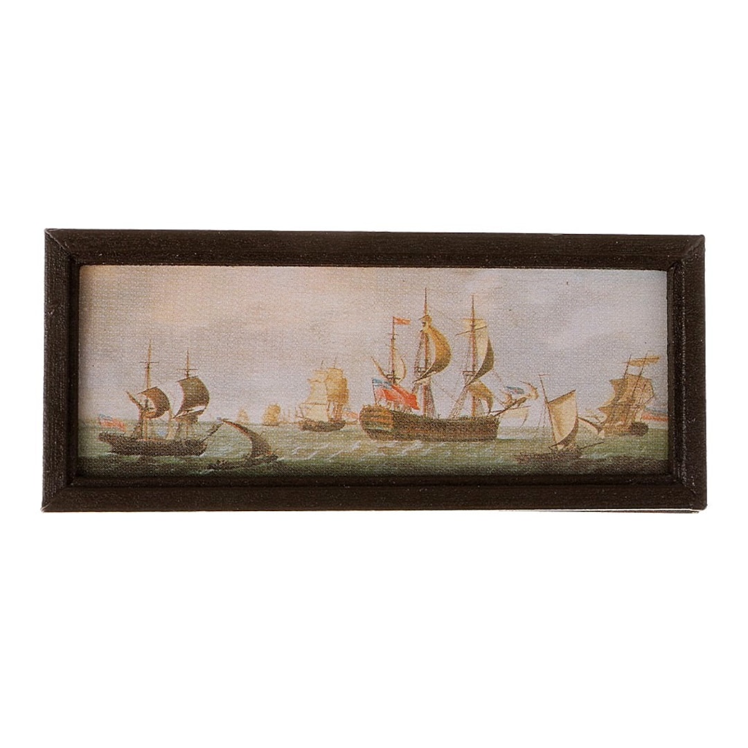 Miniature Painting Miniature Mural (2pcs) Dollhouse Miniatures Diorama ...