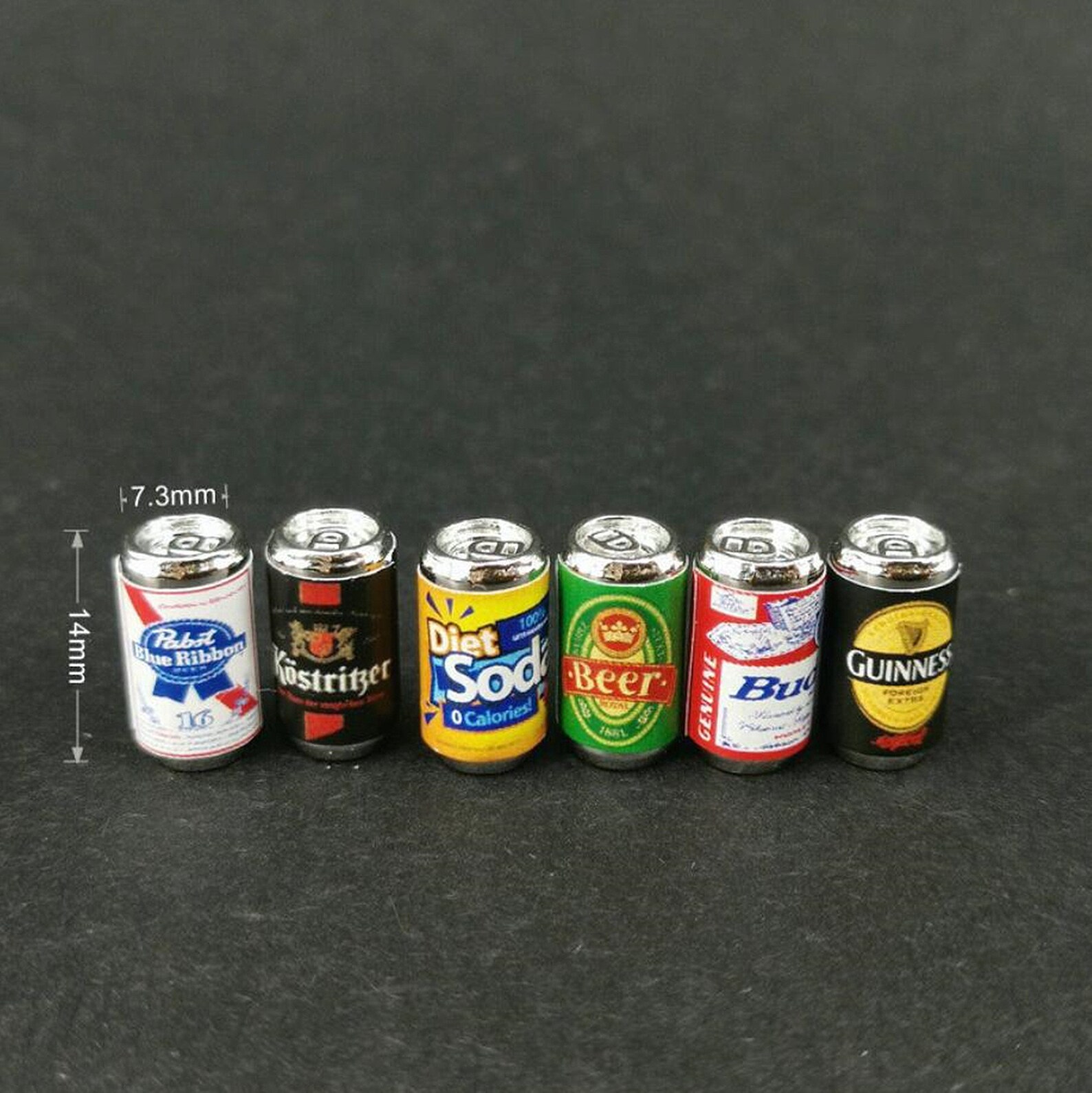 Miniature Beers6pcs Miniatures Food Miniature Wine Dollhouse | Etsy