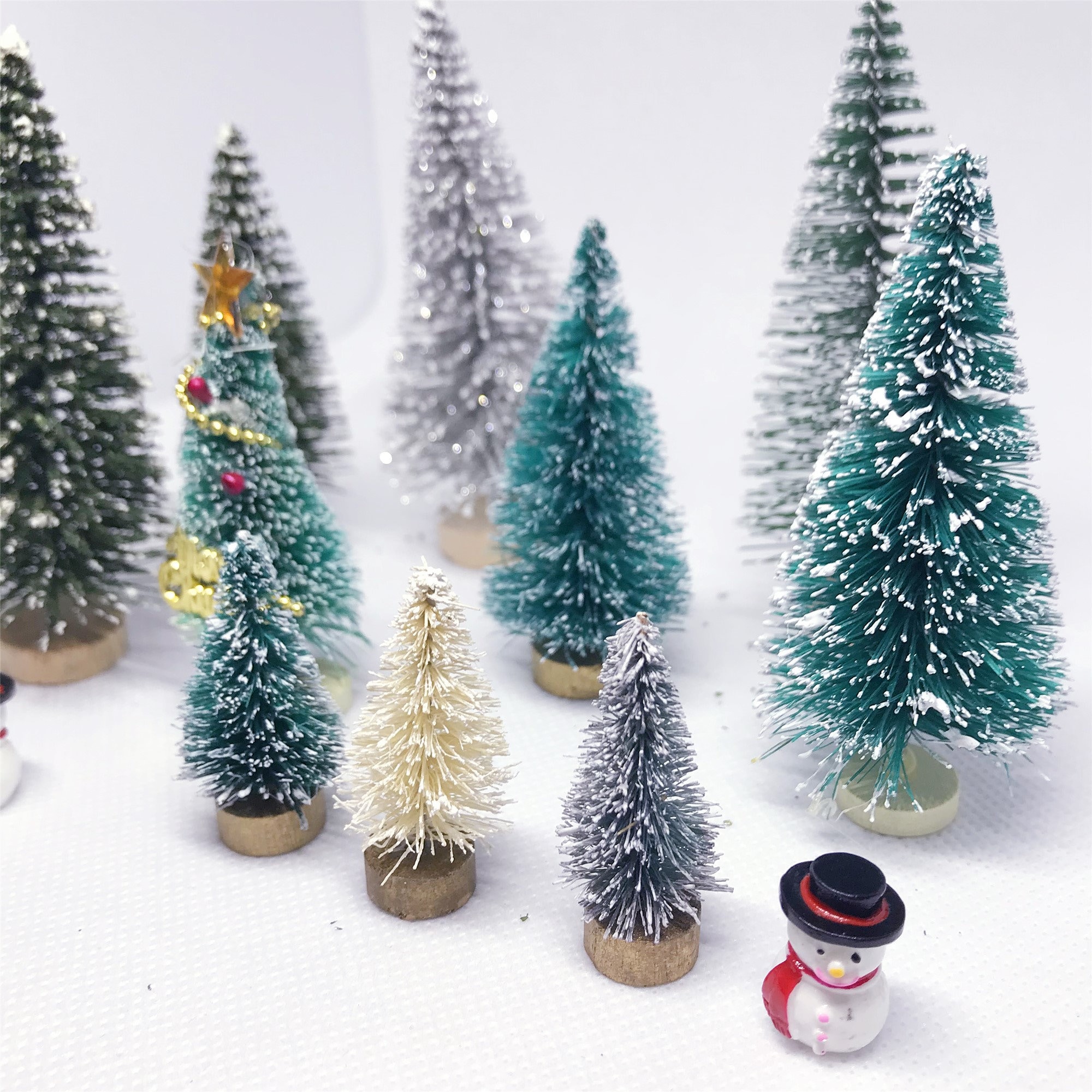 Miniature Christmas Tree Miniatures Christmas Miniature - Etsy