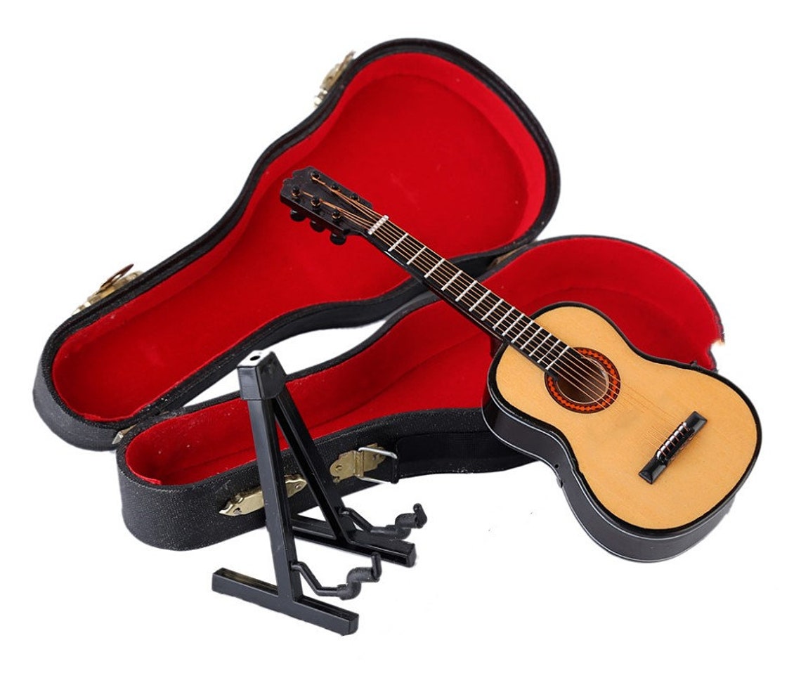 Miniature Classical Guitar Musical Instrument Model Guitar Model BJD ...