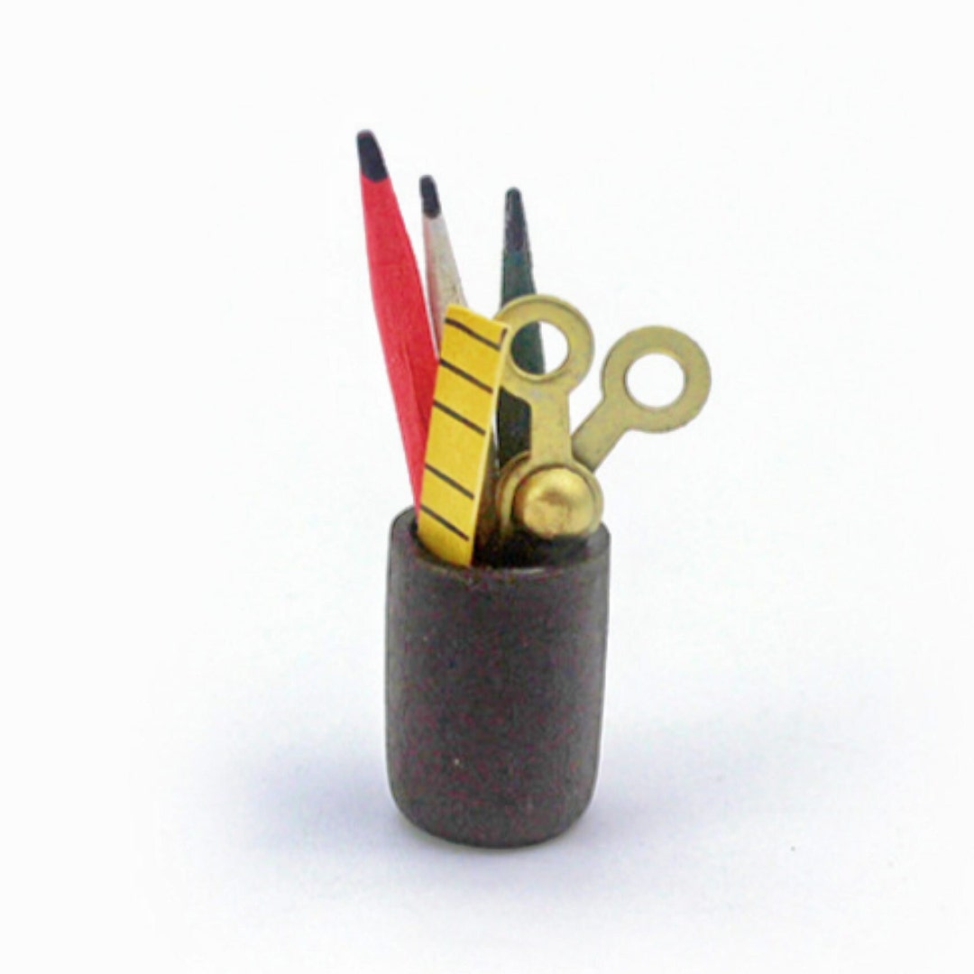 Miniature Office Supplies Dollhouse Miniatures Dolls House Decoration ...