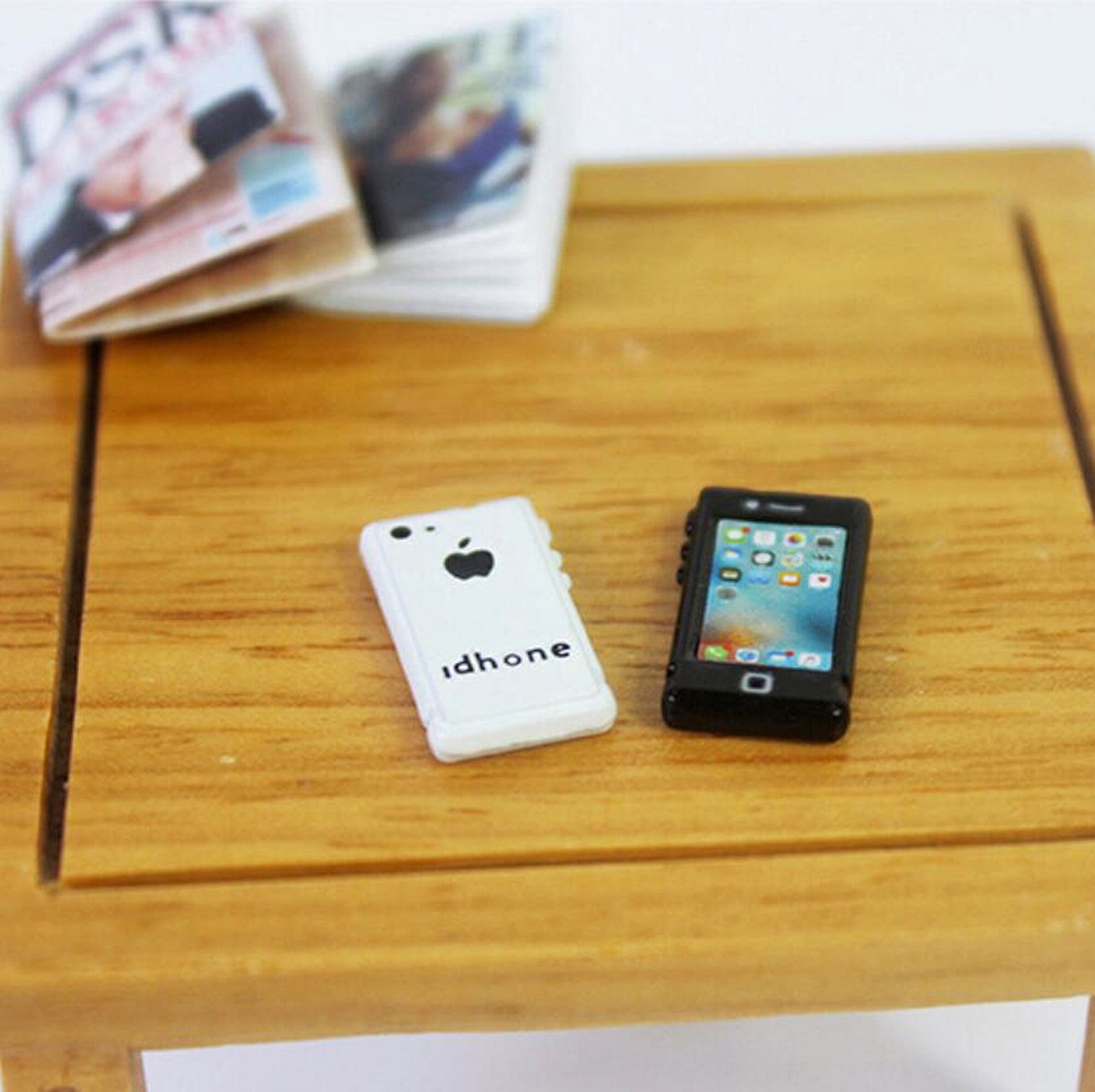 Miniature Phone Miniatures Dollhouse Miniature Decoration Miniature ...