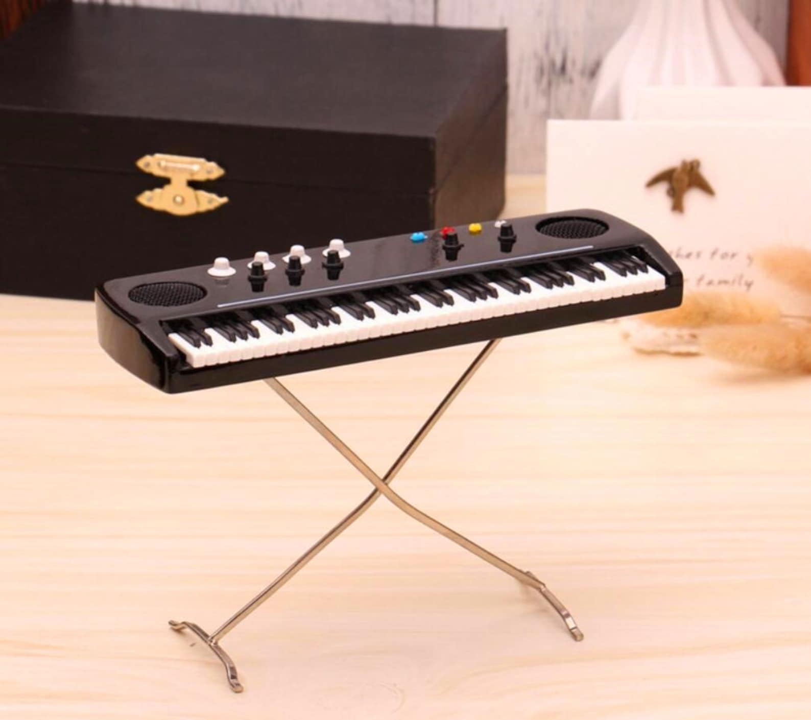Miniature Keyboard Model Musical Instrument BJD Furniture - Etsy