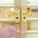 Miniature Door Locks and Keys Set Dollhouse Miniatures Home Decoration ...