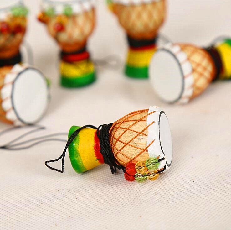 Miniature African Drum Musical Instrument Model Gift for Her | Etsy