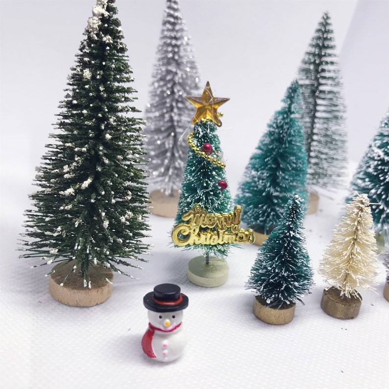 Miniature Christmas Tree Miniatures Christmas Miniature Decoration ...