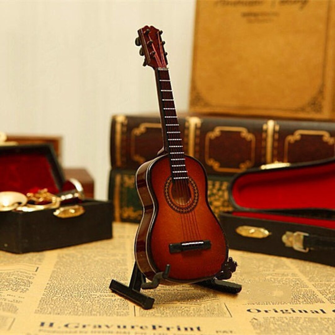 Miniature Classical Guitar Musical Instrument Model Guitar Model BJD ...