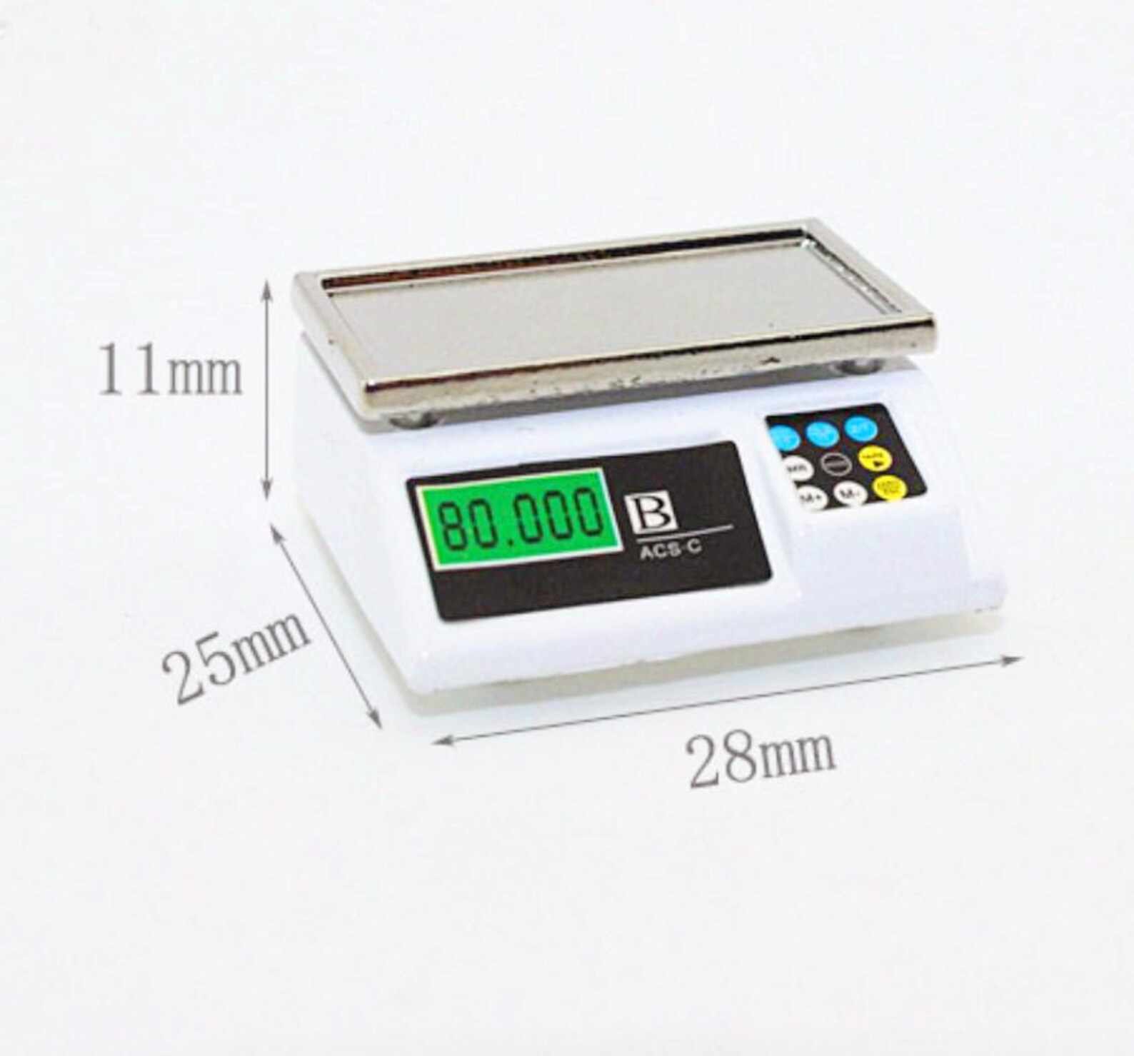 Miniature Electronic Scale Dollhouse Miniatures Dollhouse - Etsy