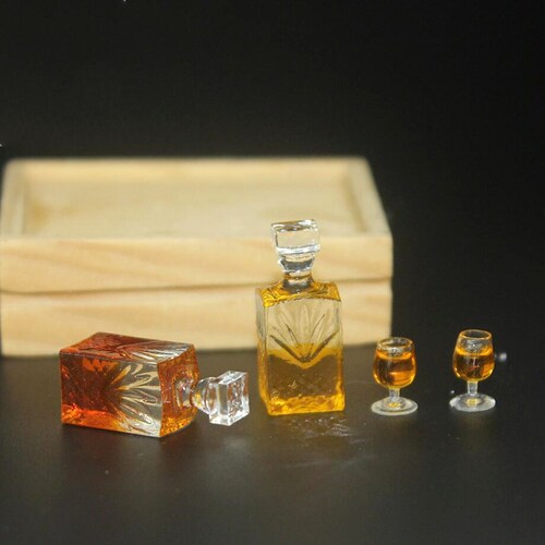 Miniature Wine Set Miniature Whiskey Miniature Barleycorn - Etsy