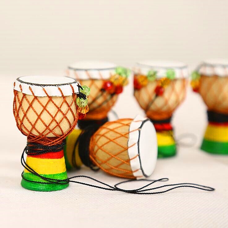 Miniature African Drum Musical Instrument Model Gift for Her | Etsy