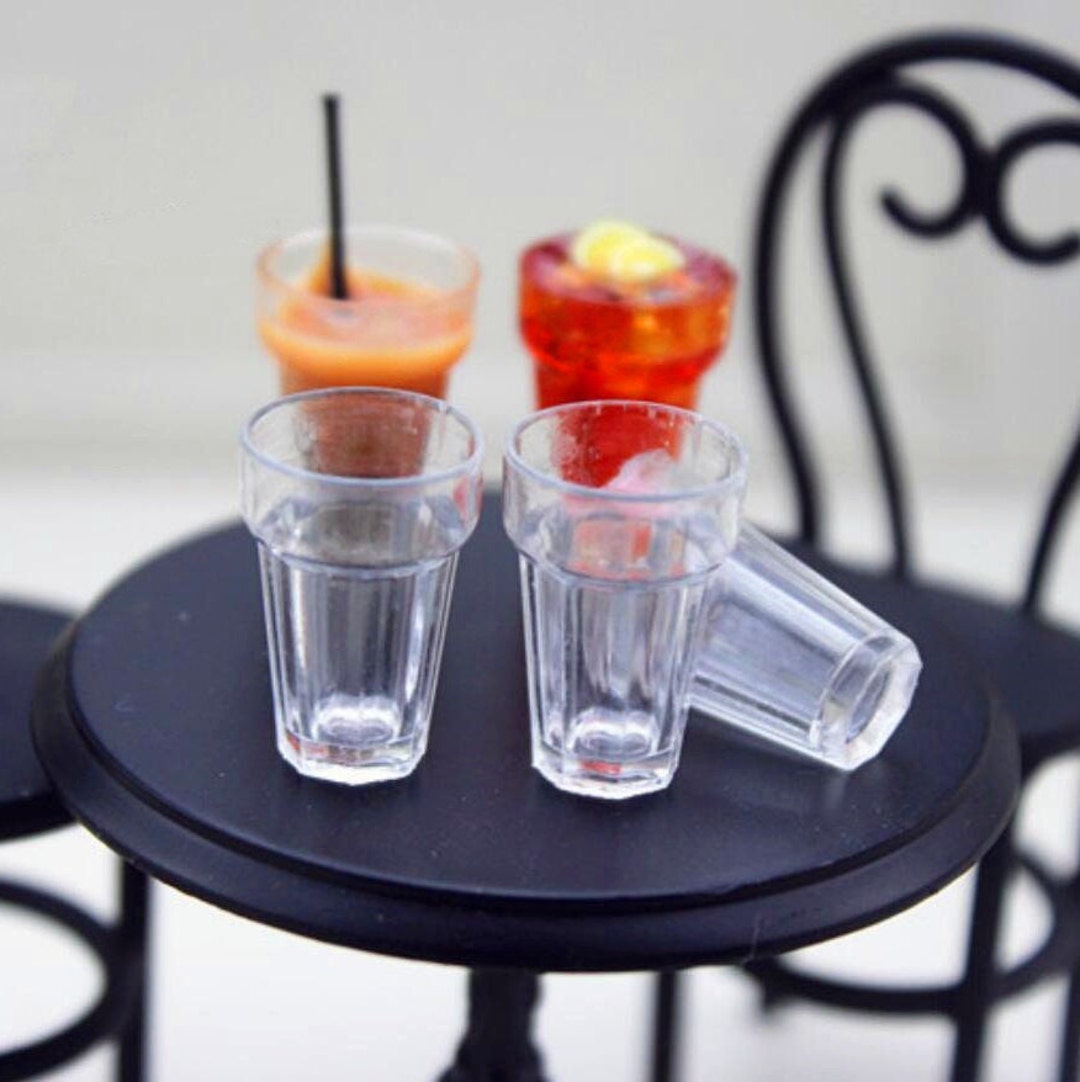 Miniature Cup (10pcs) Dollhouse Kitchen Dollhouse Miniatures Diorama ...