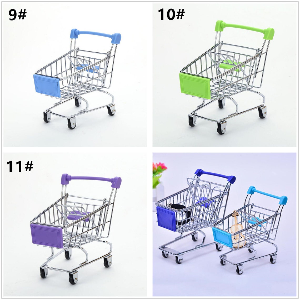 Miniature Supermarket Trolley Dollhouse Miniature Dollhouse - Etsy