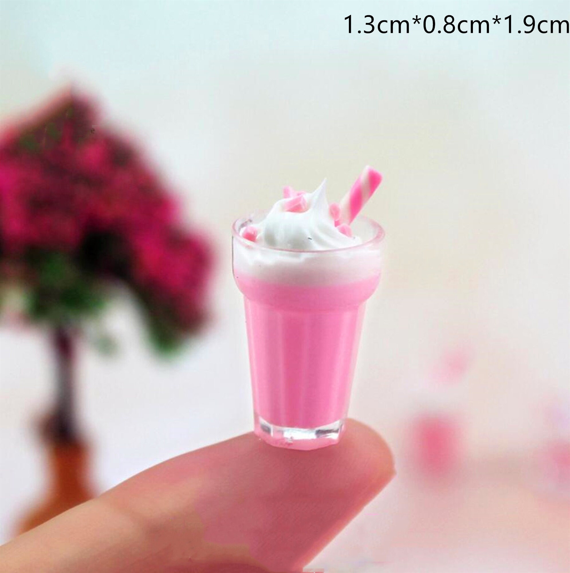 Miniature Strawberry Milkshake Ice-cream Miniature Food | Etsy