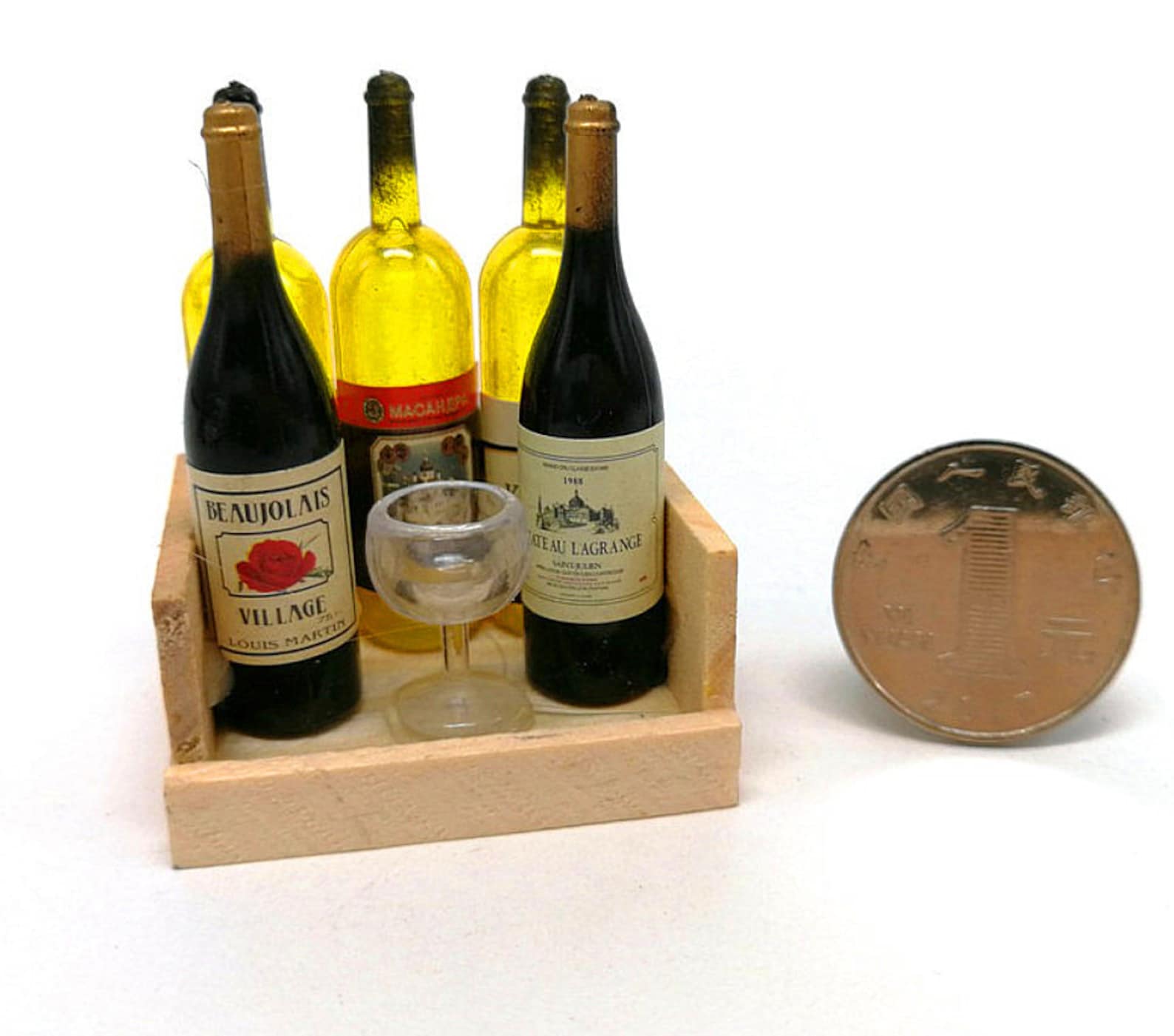 Miniature Wine Miniature Food Miniature Beer Set Dollhouse Miniatures ...