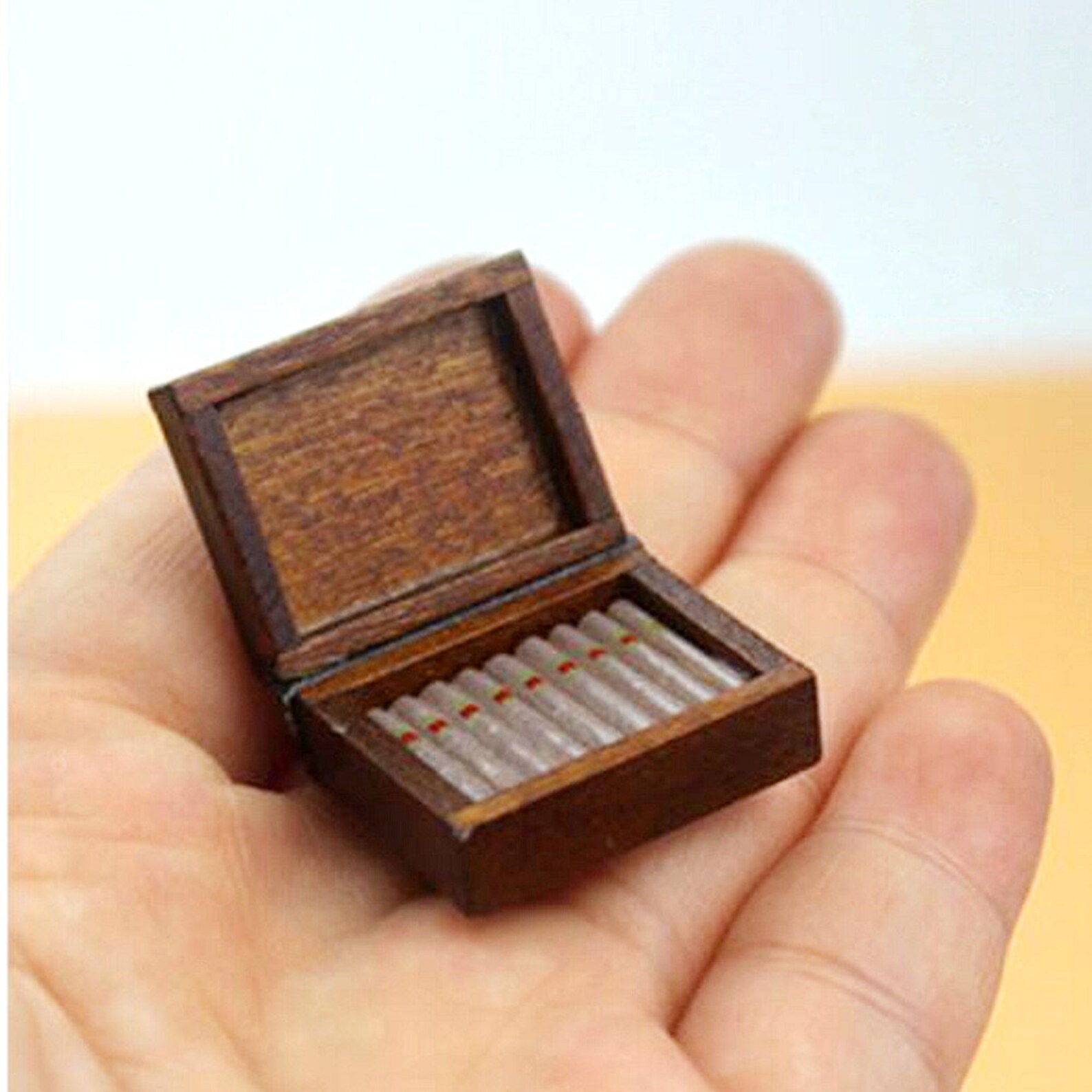 Miniature Cigar Cases With Box Miniature Smoking Dollhouse - Etsy
