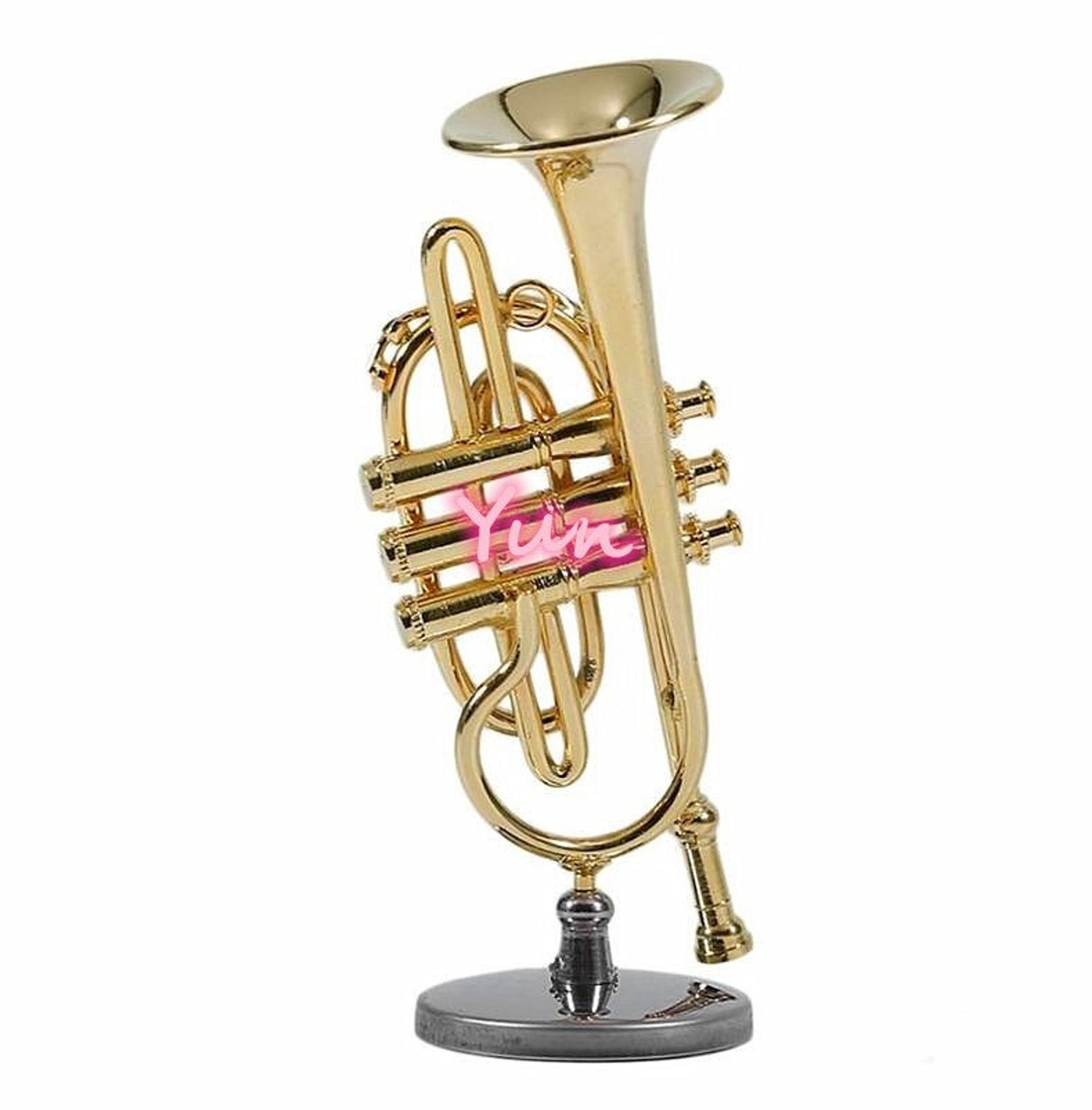 Miniature Trumpet Musical Instrument Model Musician's Gift | Etsy