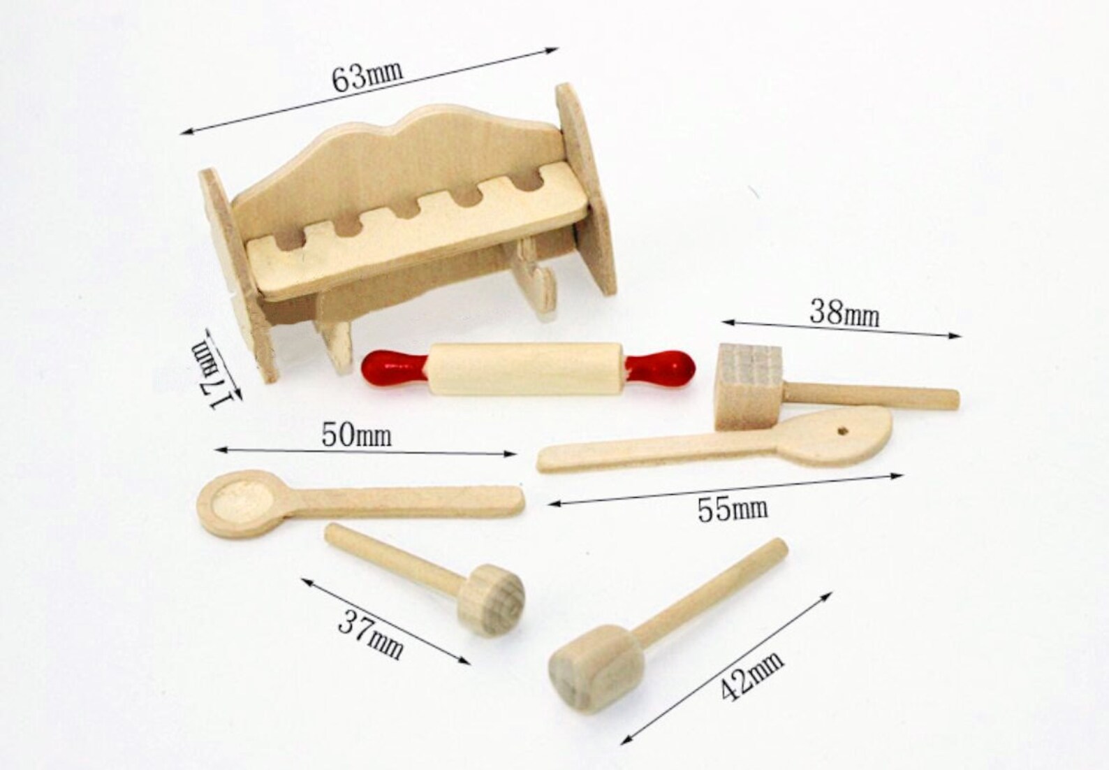 Miniature Kitchen Ware Miniature Cooking Utensils Dollhouse - Etsy