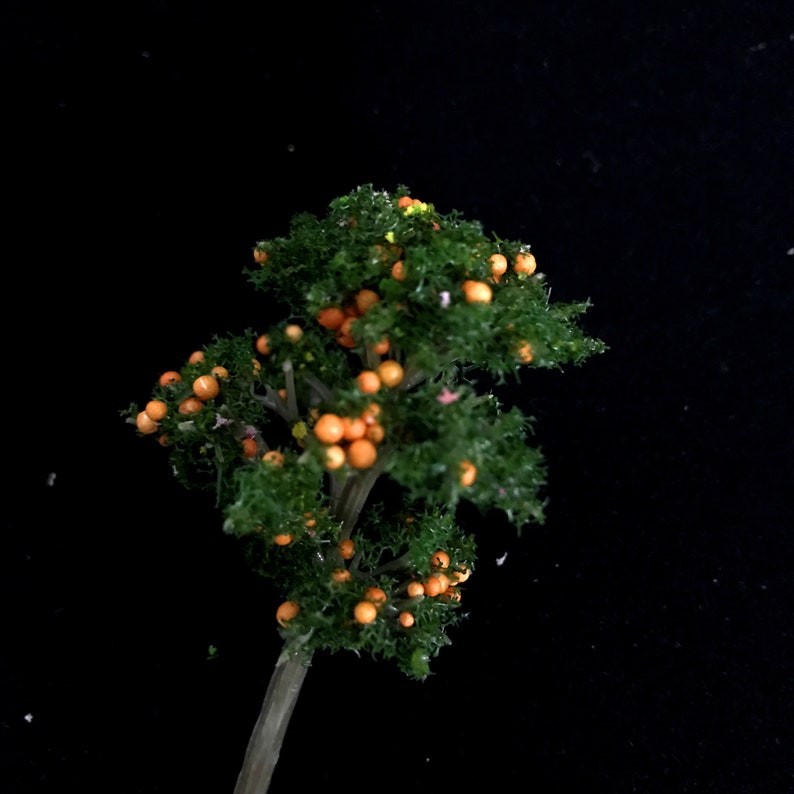 Miniature Orange Tree Simulation Tree Micro Landscape | Etsy