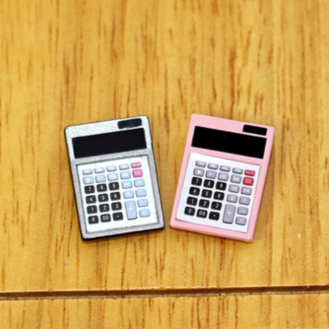 Miniature Calculator Miniatures Home Decor Dollhouse Miniatures ...