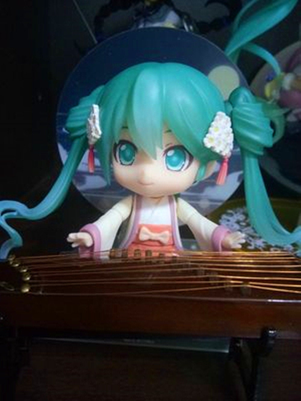 Miniature chinese zither model Musical instrument BJD | Etsy