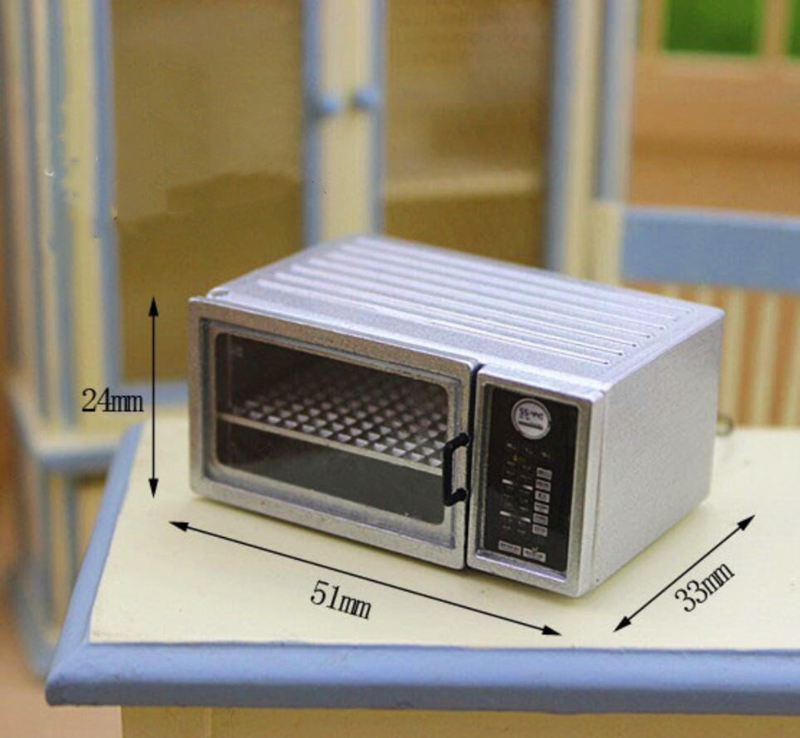 Miniature Microwave Oven Miniatures Dollhouse Miniature - Etsy