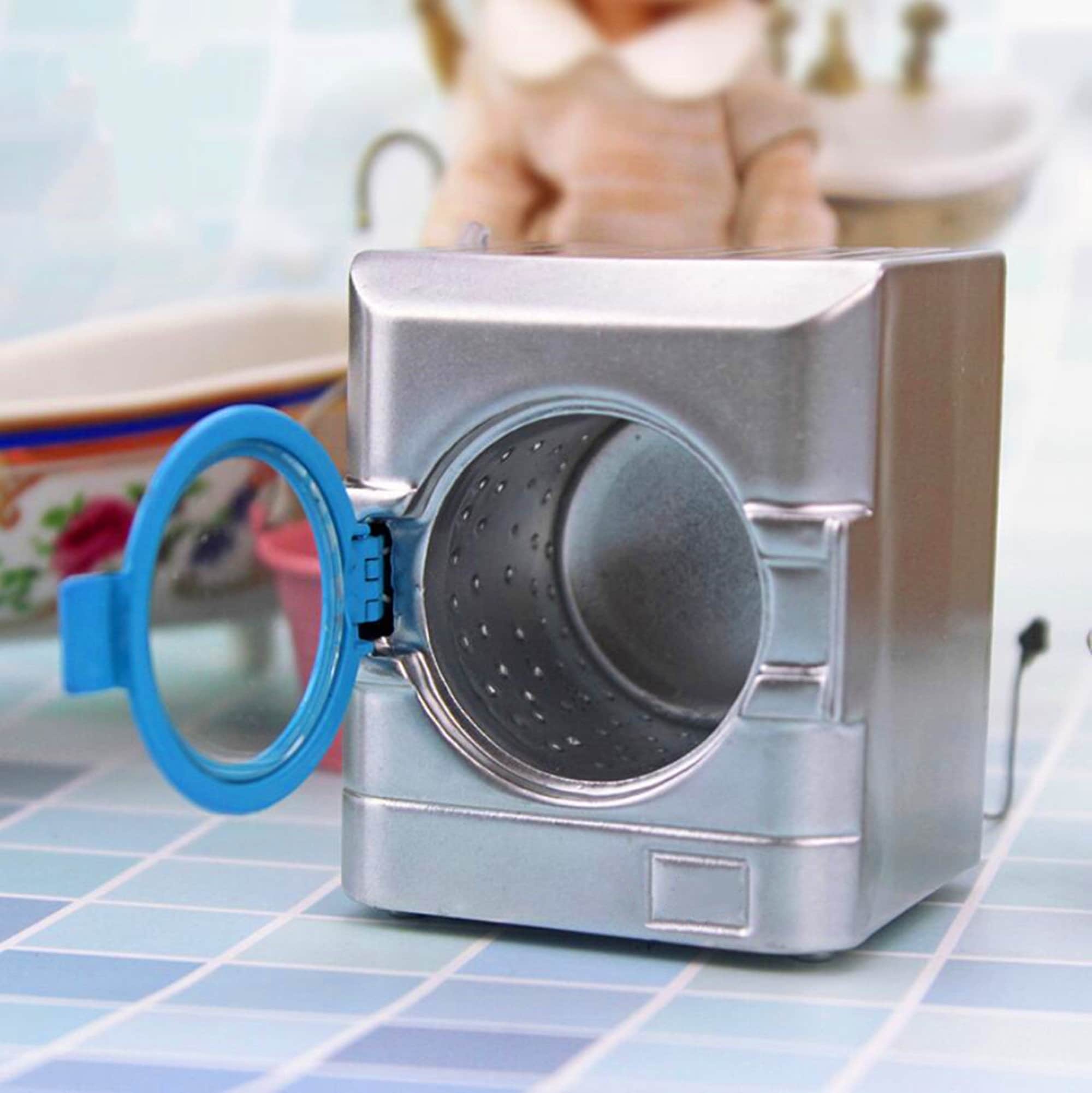 Miniature Washing Machine Dollhouse Miniatures Dollhouse - Etsy