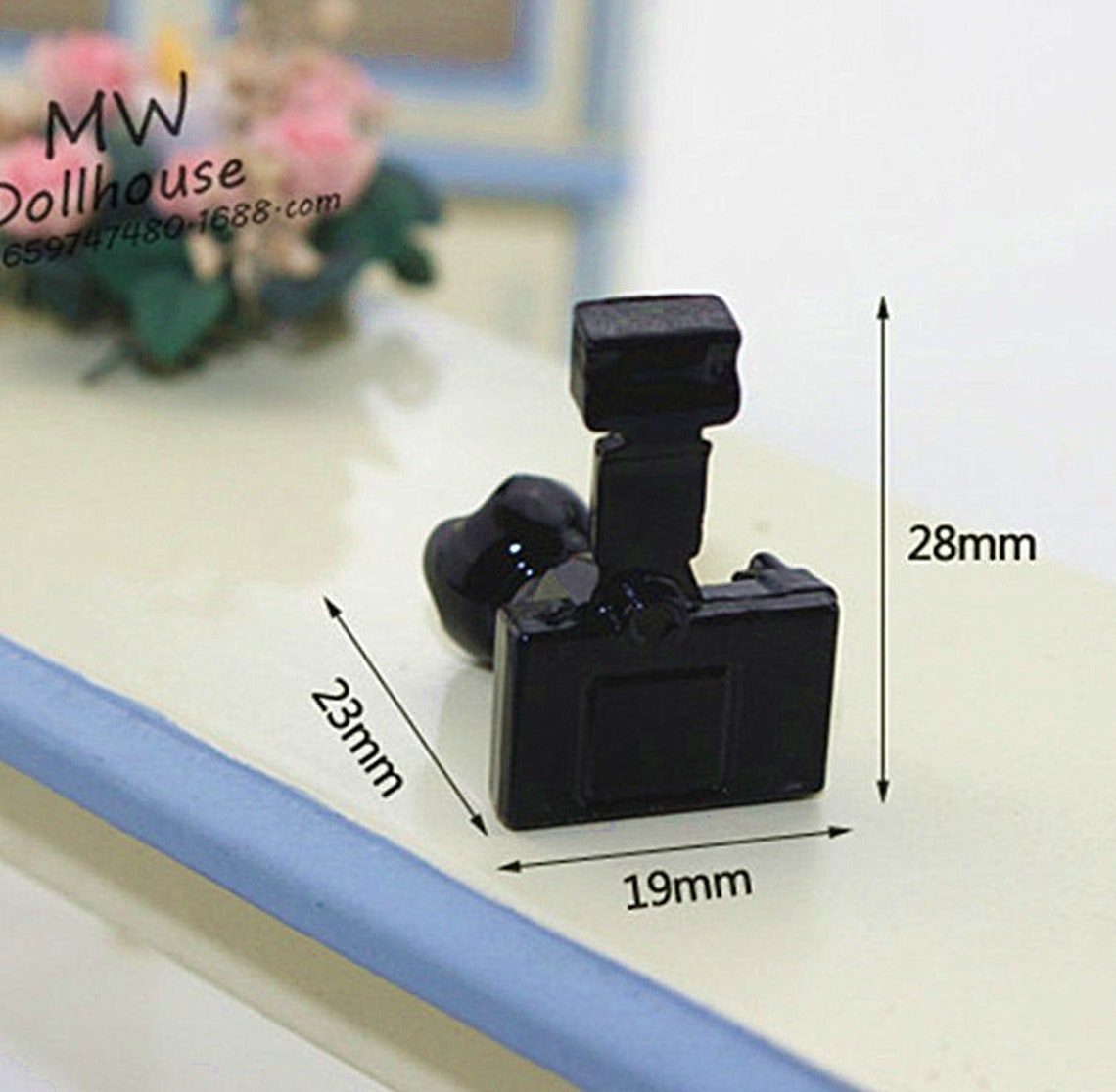 Miniature Camera Professional Slr Dollhouse Miniatures - Etsy