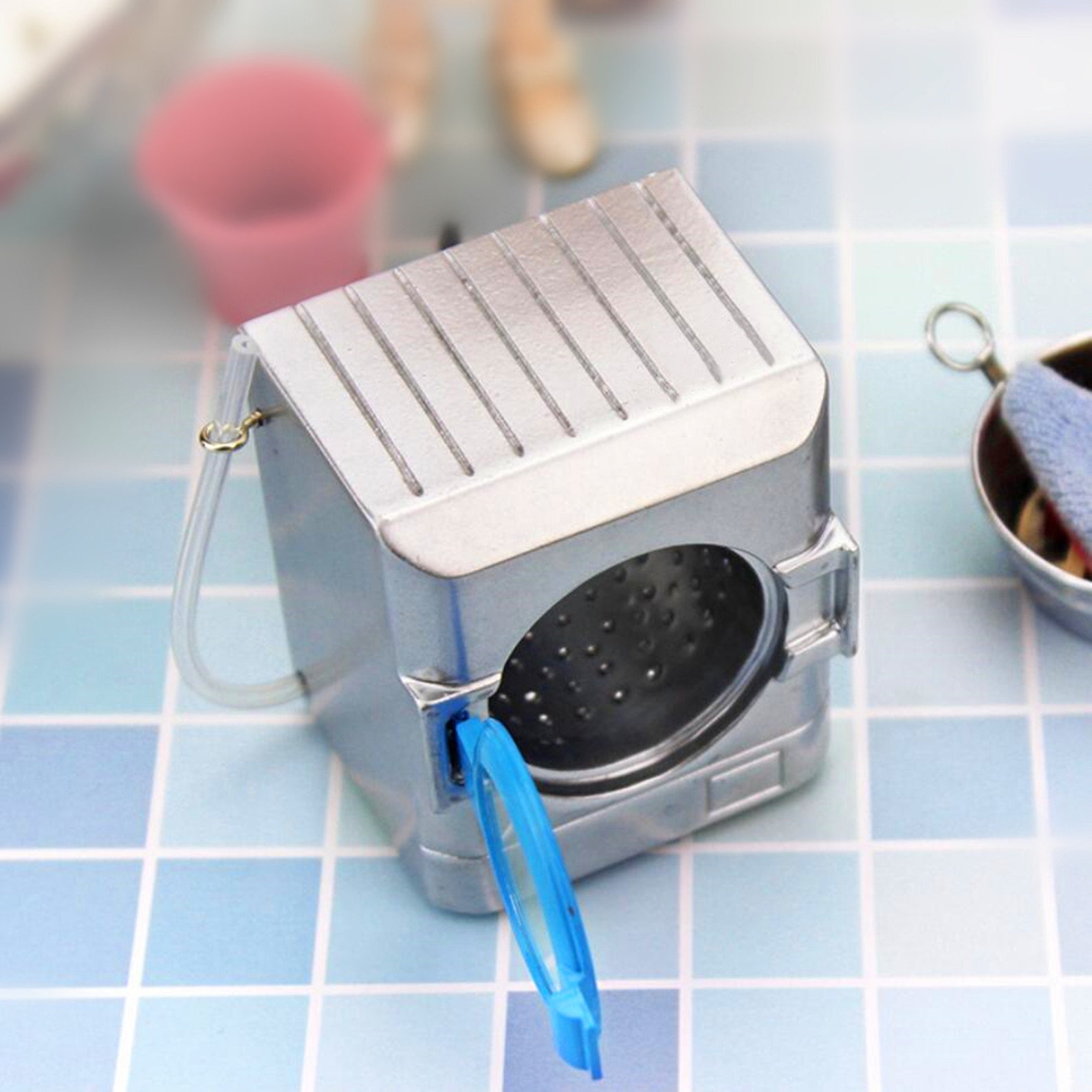 Miniature Washing Machine Dollhouse Miniatures Dollhouse - Etsy