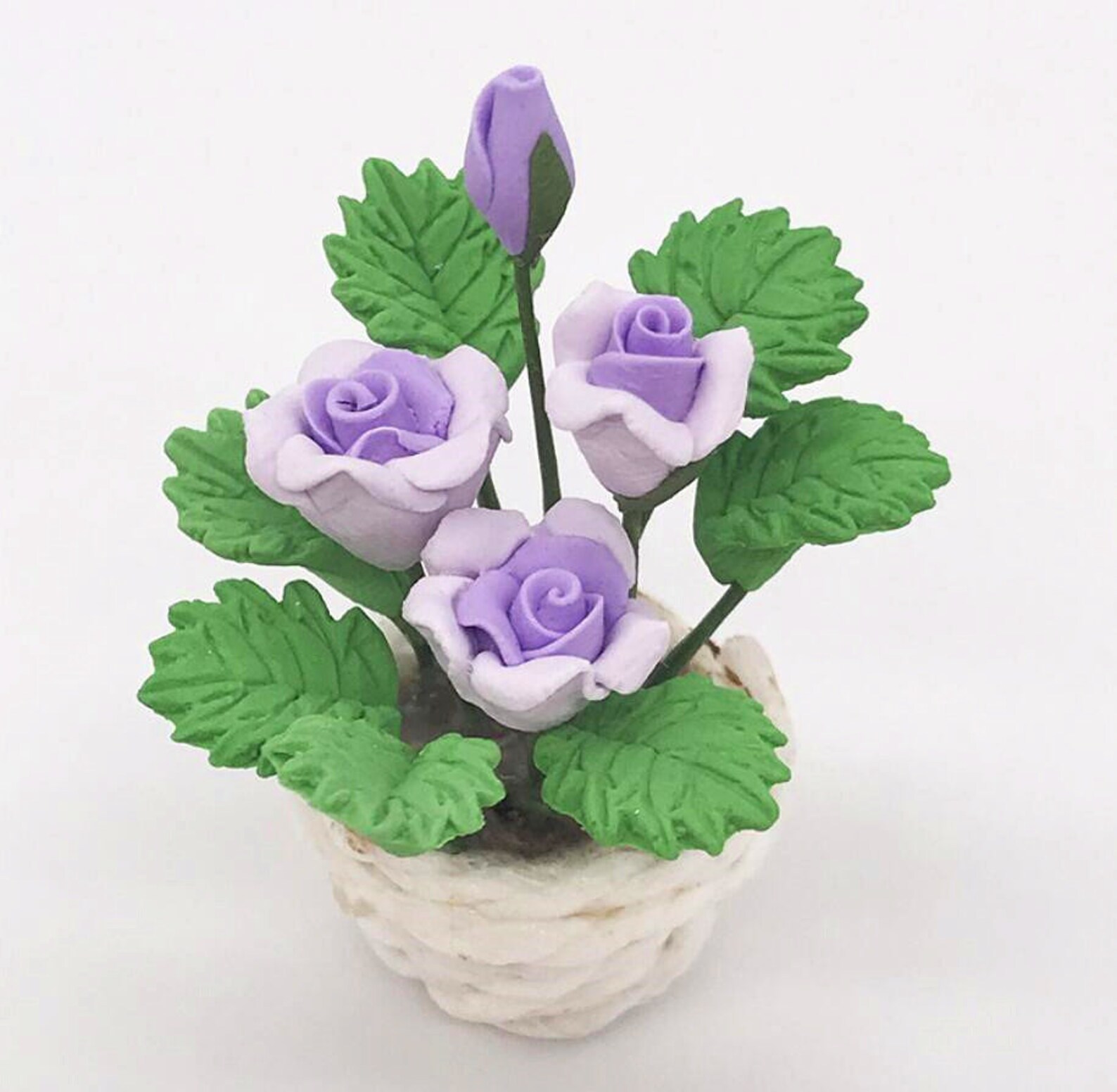 Miniature Rose Flowers Miniatures Flowers Model Dollhouse - Etsy