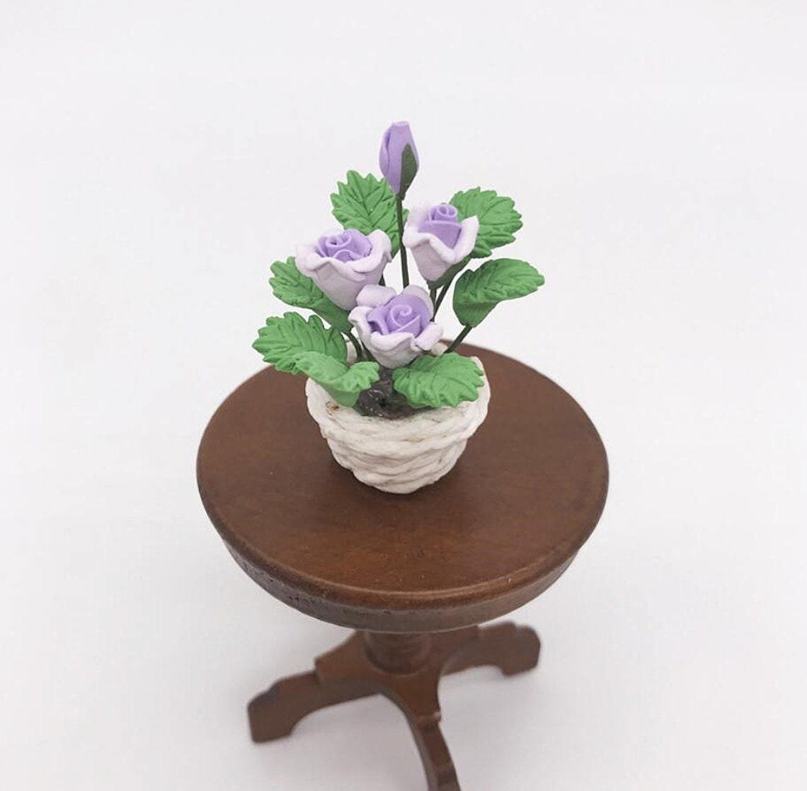 Miniature Rose Flowers Miniatures Flowers Model Dollhouse | Etsy
