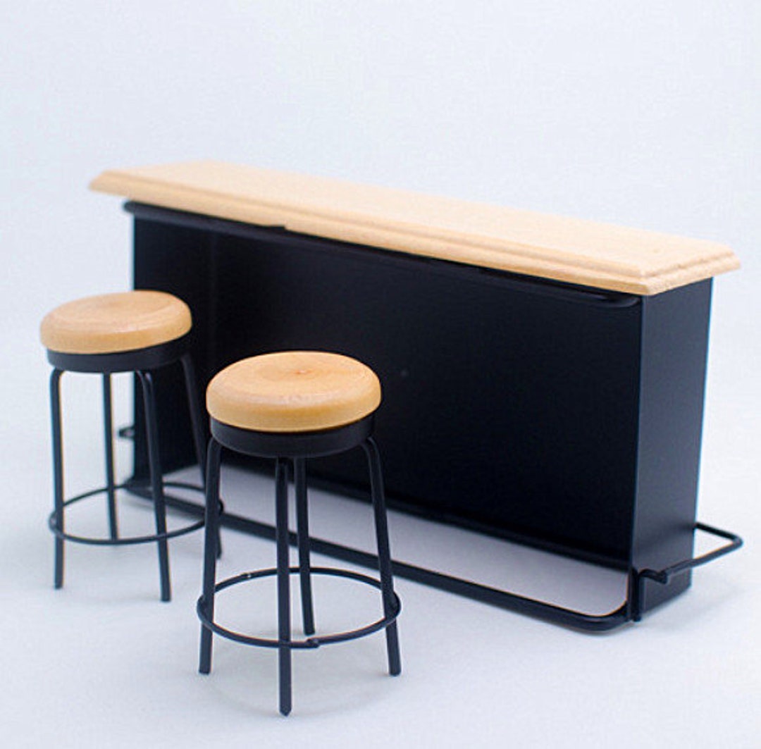 Miniature Bar Counter Miniature Furniture Miniature Table Dollhouse ...