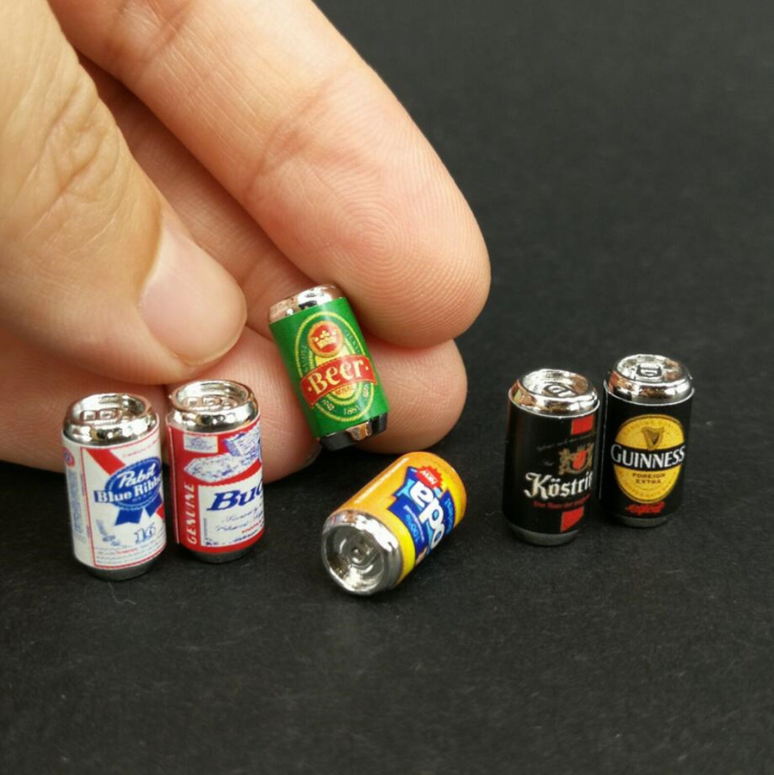 Miniature Beers6pcs Miniatures Food Miniature Wine Dollhouse | Etsy